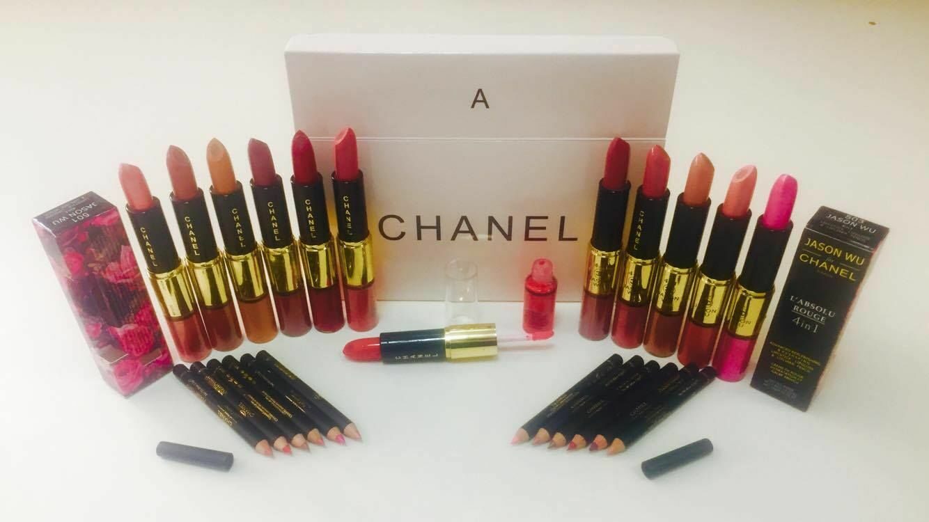 CHANEL 4in1 labsolu rouge (помада с бальзамом+блеск+карандаш для губ) А